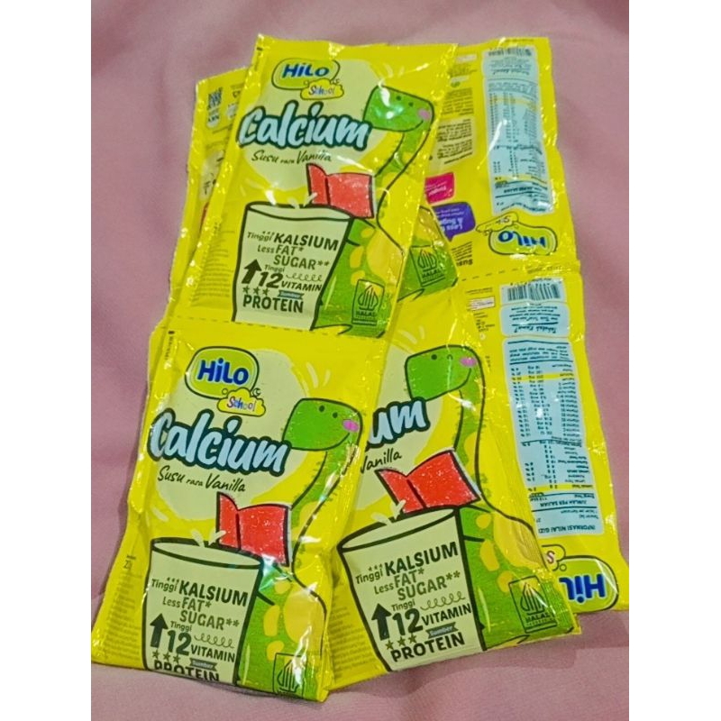 Jual HILO SCHOOL CALCIUM VANILA 10 SACHET | Shopee Indonesia