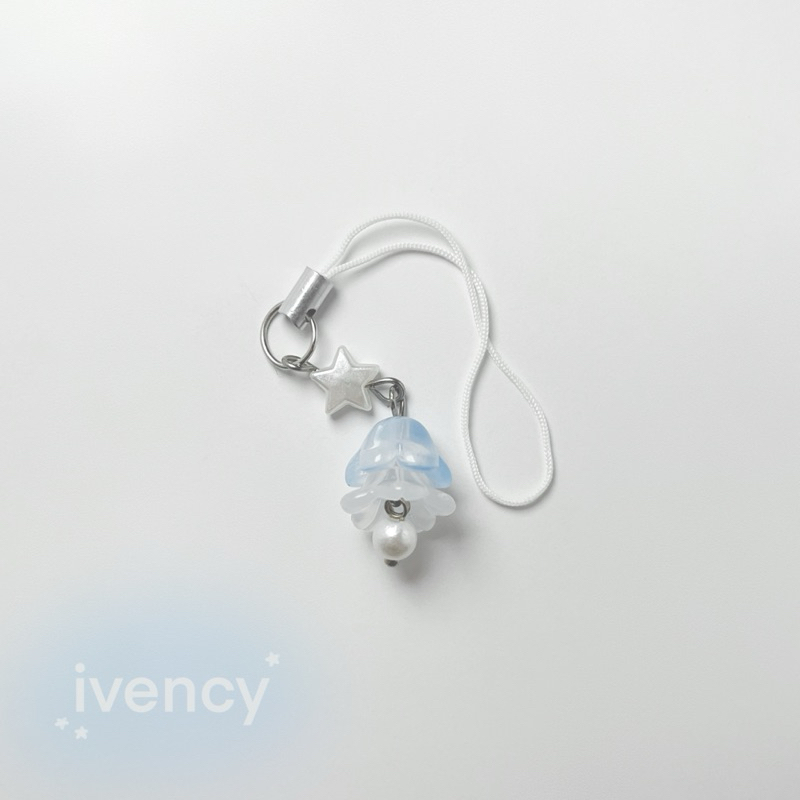 Jual COD | baby pearl blue jellyfish | charm/keychain | underwater ...