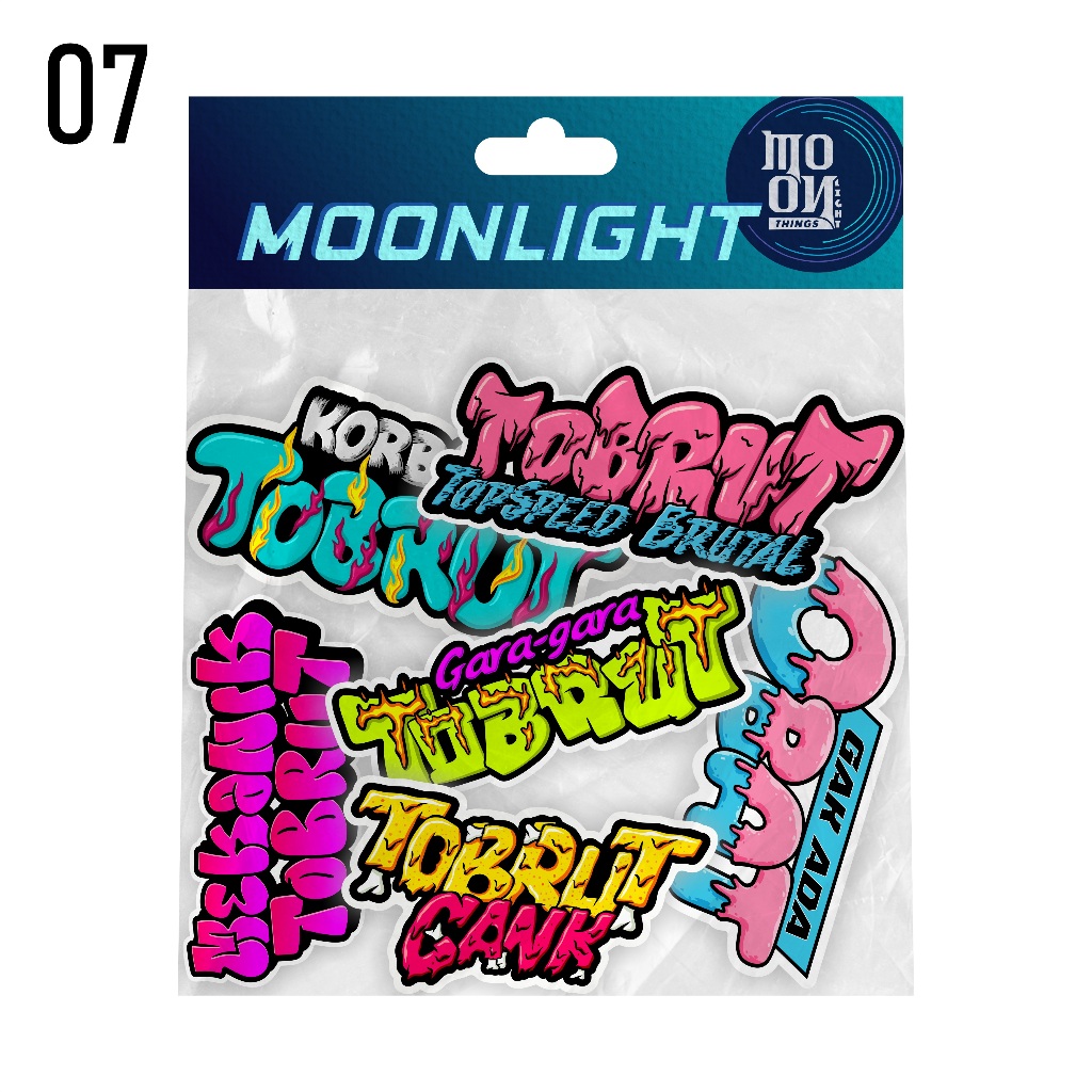 Jual STIKER PACK KATA-KATA VIRAL TOBRUT - MOONLight | Shopee Indonesia