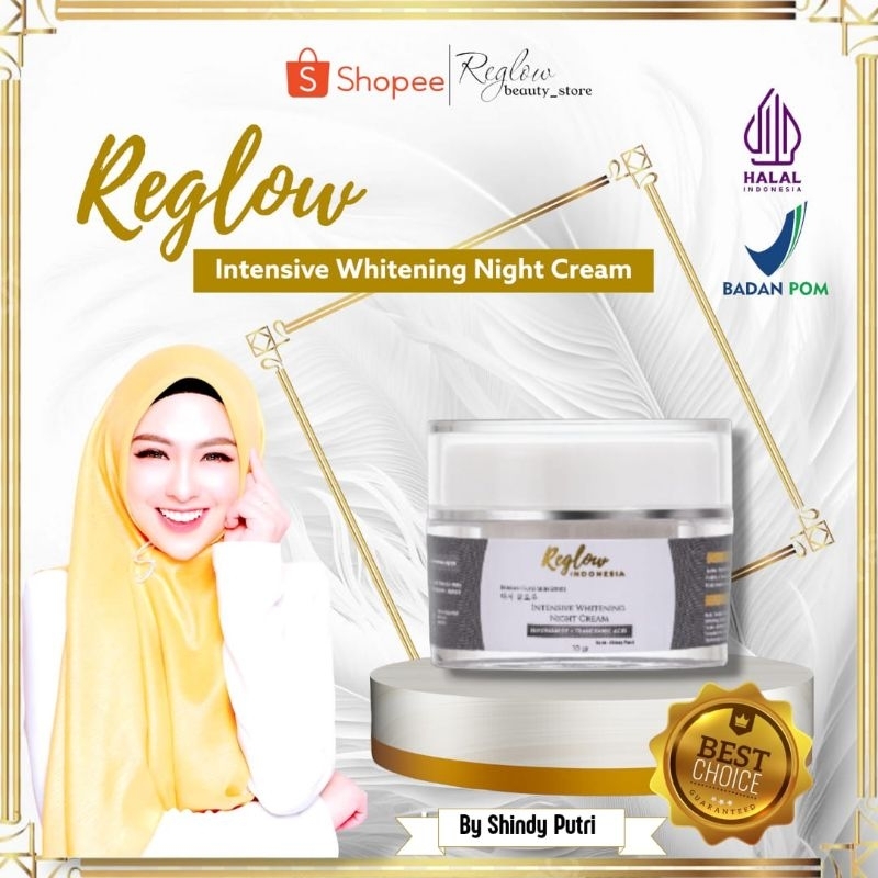 Jual Cream Penghilang Flek Hitam/Reglow Intensive whitening night cream ...