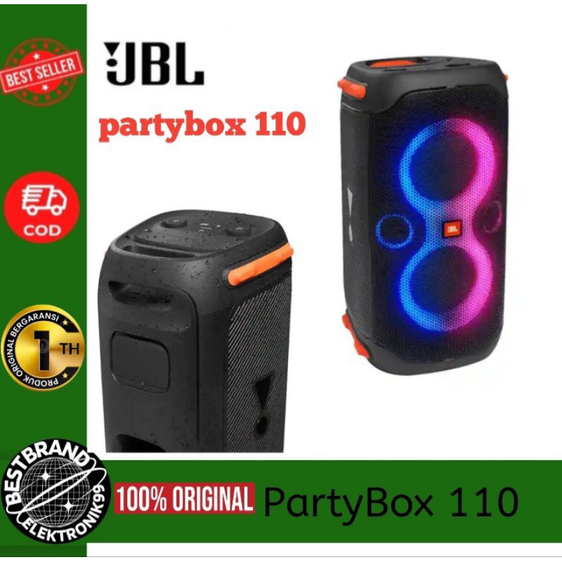 Jual JBL PARTYBOX110 BLUETOOTH SPEAKER AKTIF PORTABLE PARTYBOX 110 / PARTY BOX 110 | Shopee ...