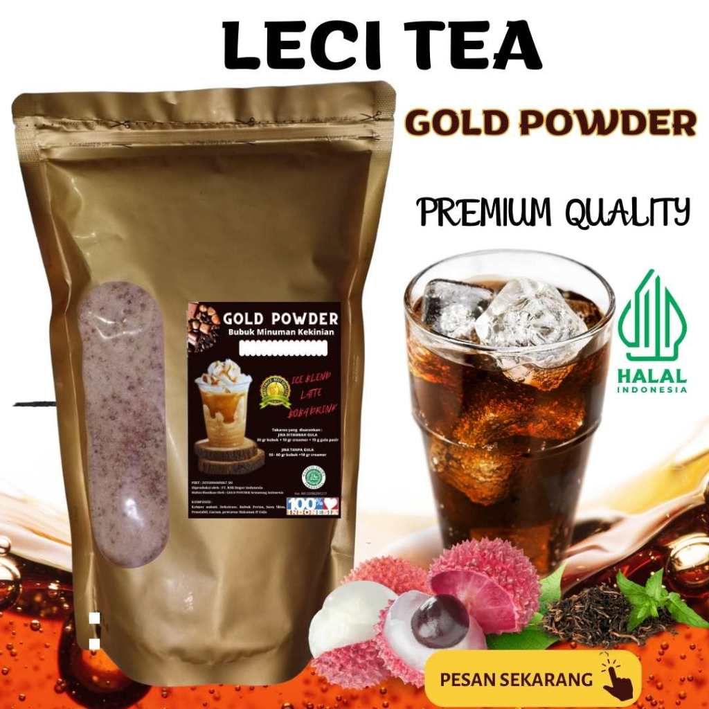 Jual 1 Kg Gold Powder LYCHEE TEA | Bubuk Minuman Instan Rasa TEH LECI ...