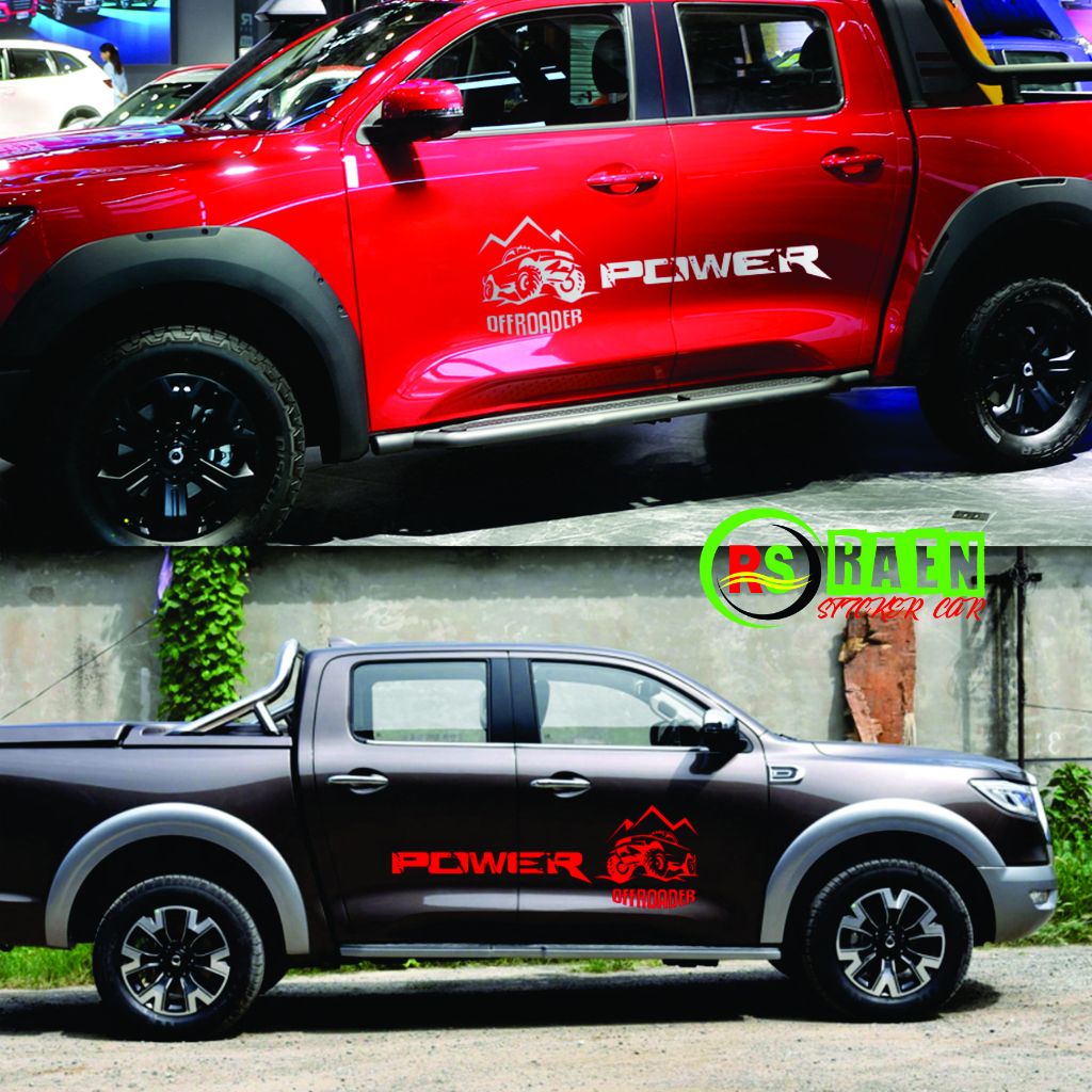 Jual STIKER STICKER MOBIL OFF ROAD OFFRODER RANGER HILUX D-MAX TRITON ...