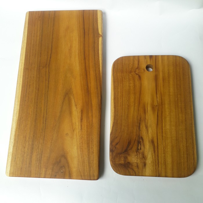 Jual Talenan Kayu Jati Panjang 40*15cm / Talenan Masak Kayu Jati ...