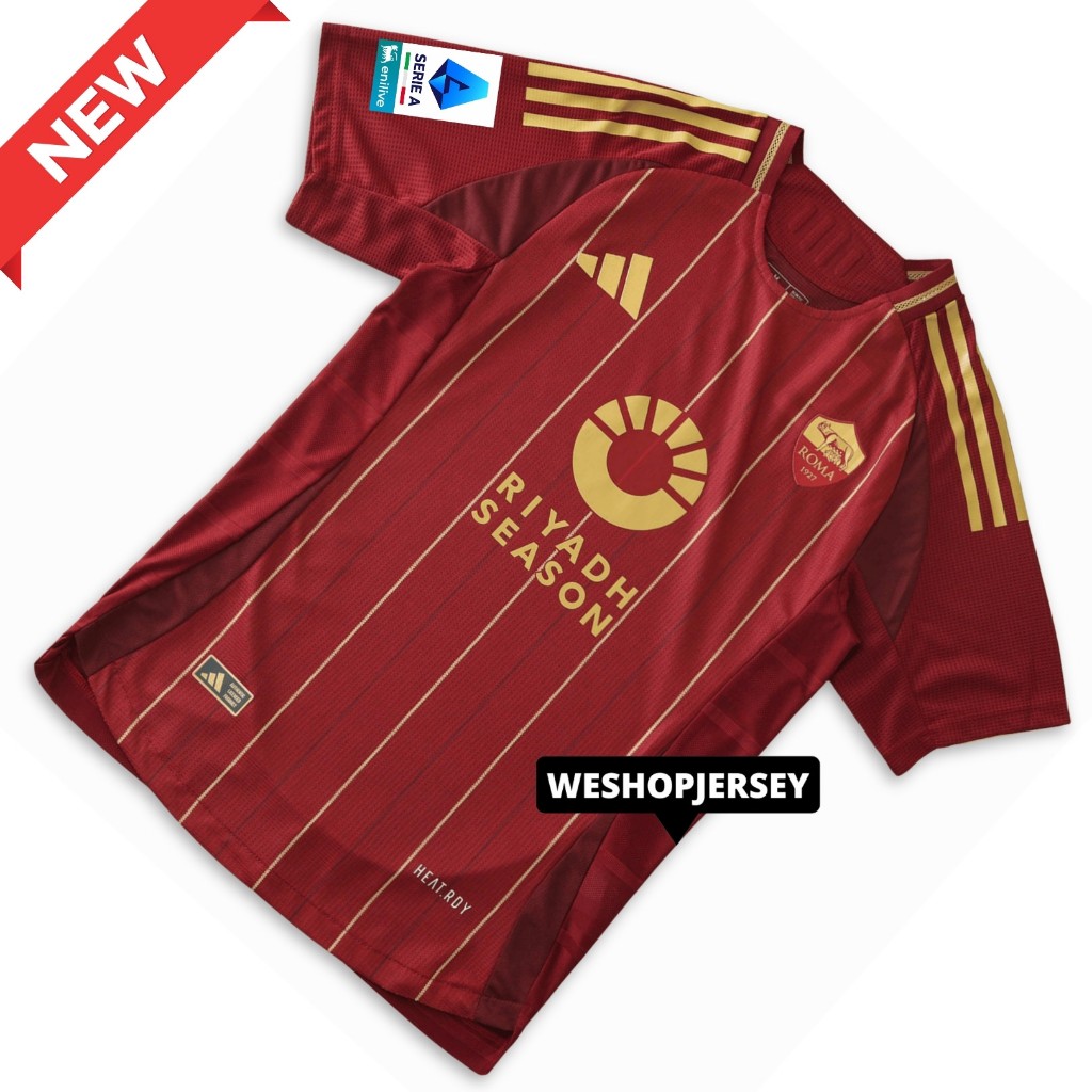 Jual Player Issue Jersey As Roma Home 2024 2025 Baju Bola Asroma 24/25 ...