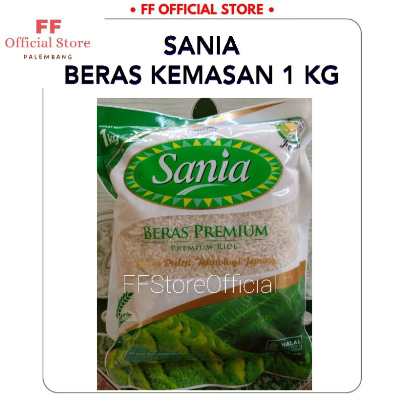 Jual SANIA Premium Beras Kemasan 1 KG (Kemasan Asli) | Shopee Indonesia