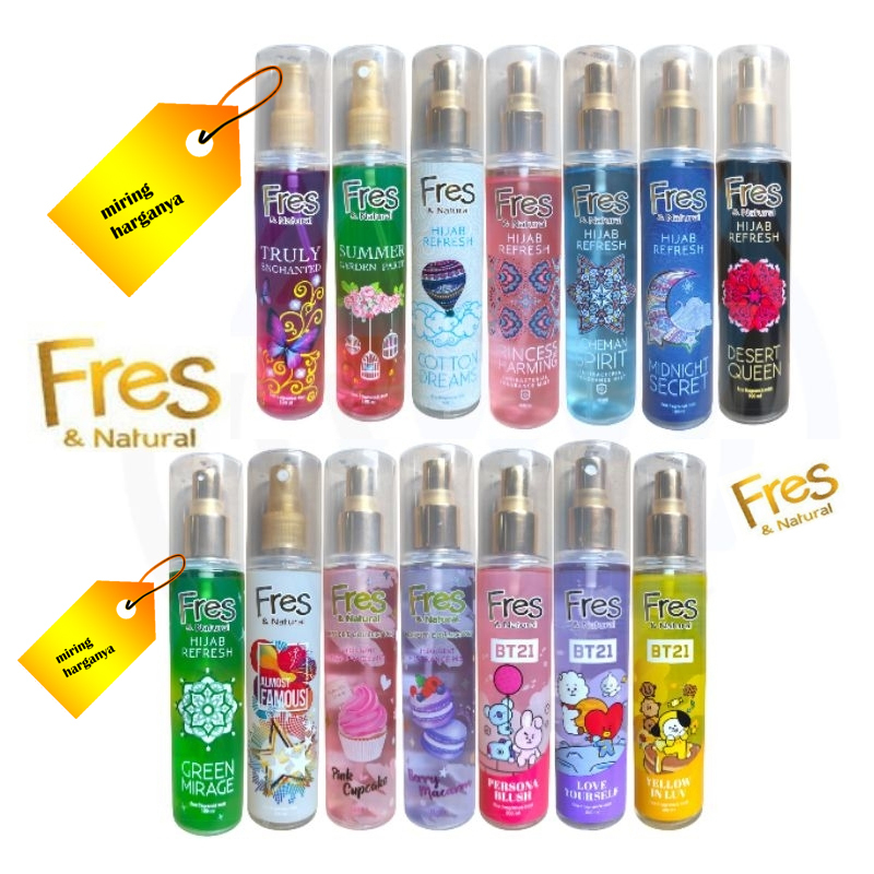 Jual Fres & Natural Spray Cologne 100mL Fresh and Natural Parfum 100 ml ...