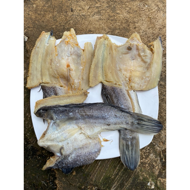 Jual ikan asin Gabus air tawar/gabus rawa kering = 250g/500g/1kg best ...