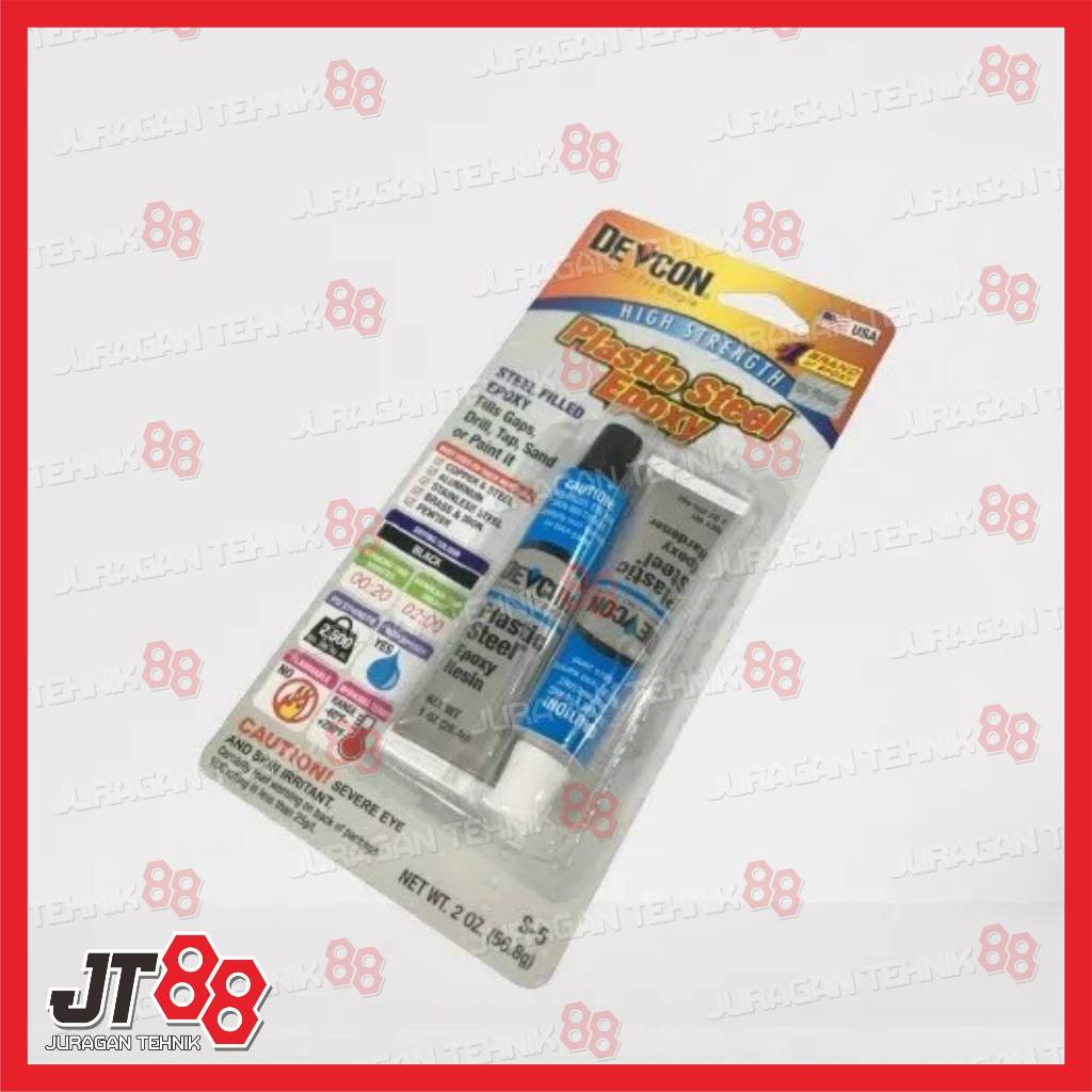 Jual DEVCON S-5 High Strength Plastic Steel Epoxy USA / Lem Besi ...