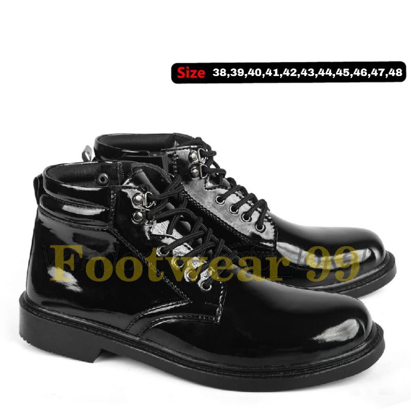 Jual SEPATU PDH/POLISI/POLRI/TNI/SECURITY/RESMI PANTOFEL/TALI KILAP&DOP ...