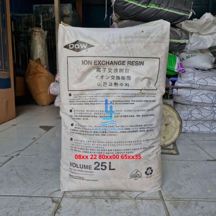 Jual Resin Amberlite Dow Dowex Dupont - Softener - Demin - Cation ...