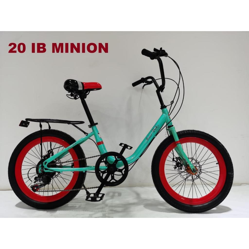 Jual SEPEDA INTER 20 INCH MINIVELO 7 SPEED ORIGINAL | Shopee Indonesia