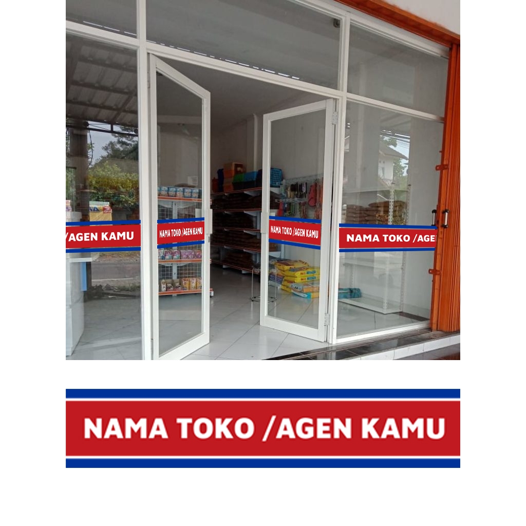 Jual STIKER LIST KACA TOKO ( UKURAN DAN NAMA BISA CUSTOM ) | Shopee ...