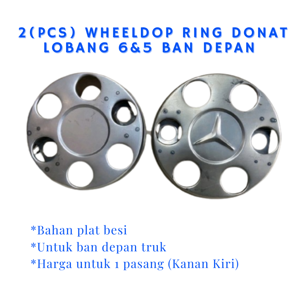 Jual (1set/2pcs) weldop Wheeldop ring donat Lobang 6 dan Lobang 5 untuk ...