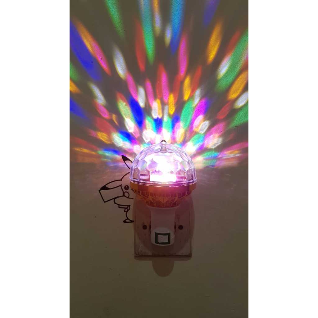 Jual LAMPU DISCO FULL WARNA LED PUTAR COLOUR RAINBOW RGB E27 | Shopee ...