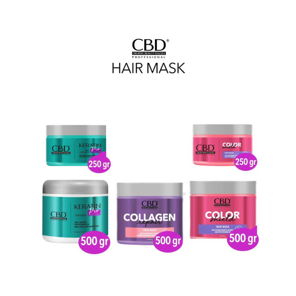 Jual CBD HAIR MASK MASKER RAMBUT 500GR PRO | Shopee Indonesia