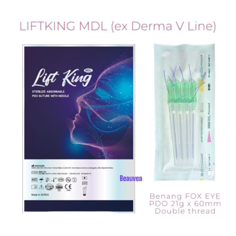 Jual LIFT KING MDL Benang Foxy Eye PDO 21G x 60MM | Shopee Indonesia