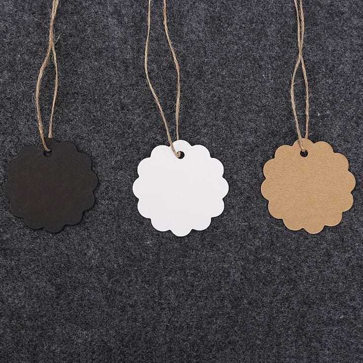 Jual HANG TAG POLOS PUTIH/COKLAT/HITAM, HANTAG BAJU KEMASAN SOUVENIR ...