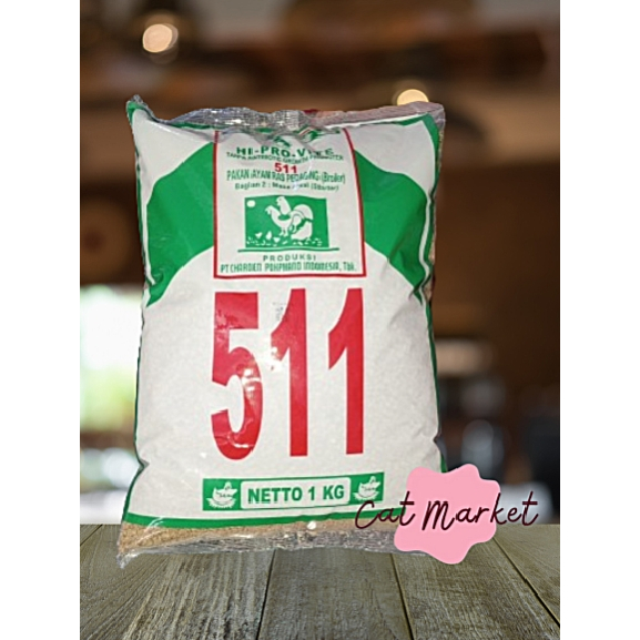 Jual PAKAN AYAM 511 1KG PELET AYAM | Shopee Indonesia