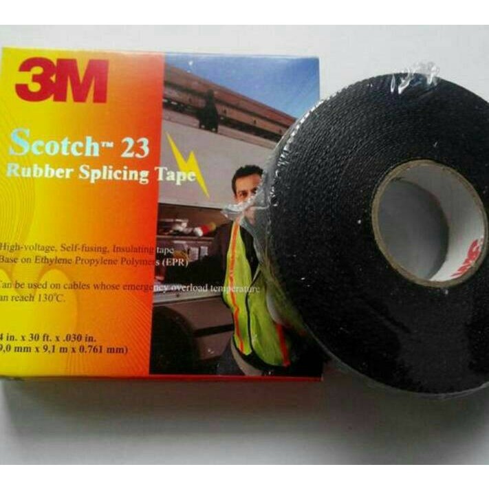 Jual 3M SCOTCH 23 ISOLASI LISTRIK / RUBBER SPLICING TAPE / KARET ...