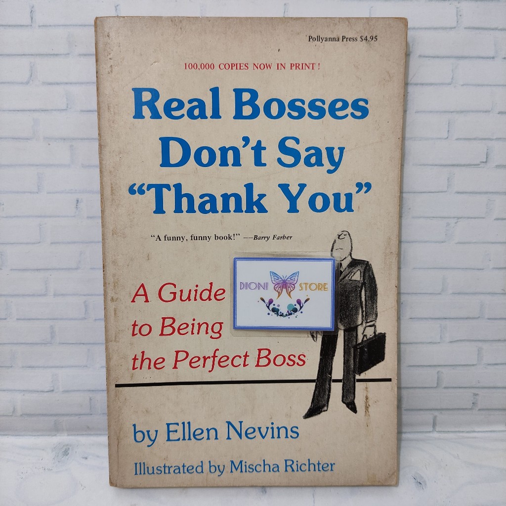 Jual (ORIGINAL) Buku Real Bosses Don't Say "Thank You" - A Guide to ...