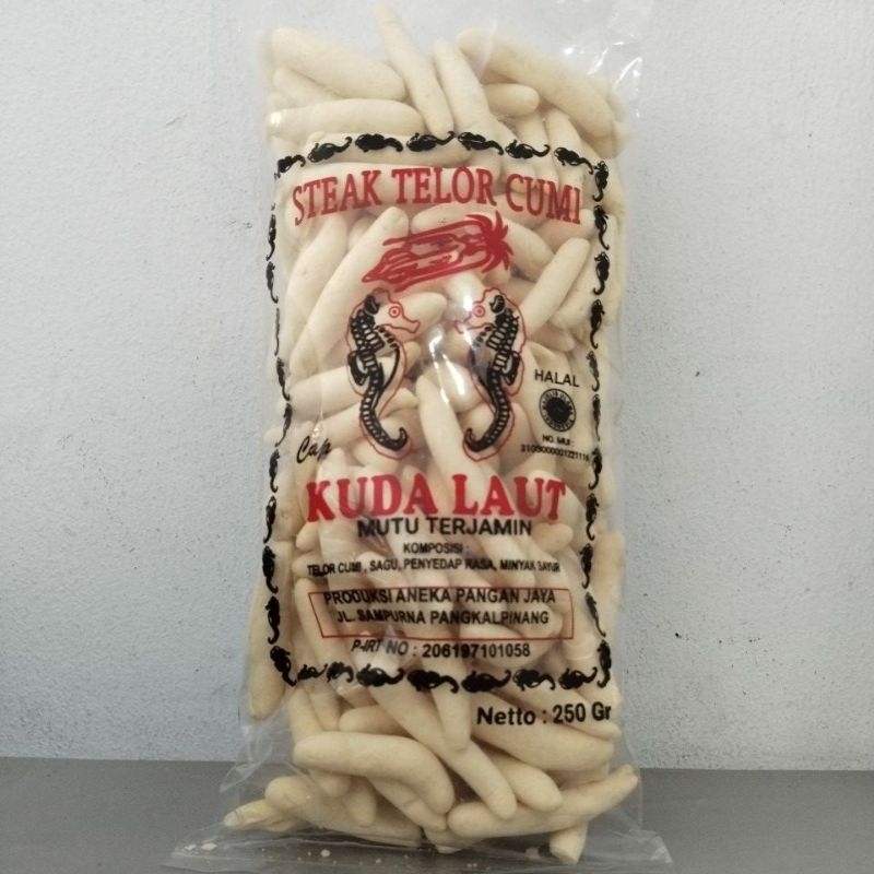 Jual Steak Telor Cumi/Kericu cap Kuda Laut 250 gram | Shopee Indonesia
