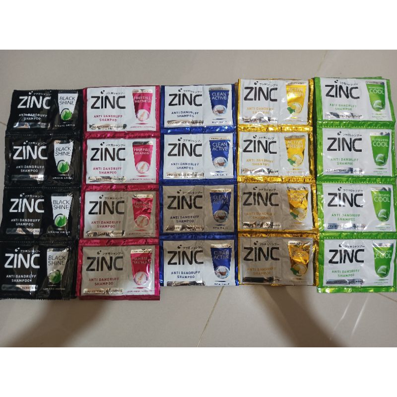 Jual shampoo shampo sampo zinc sachet saset 1 renceng renteng rtg isi ...