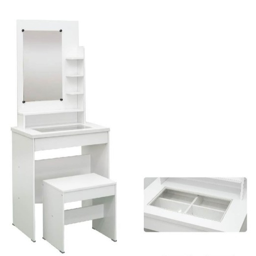 Jual [mebelmurahsby] FREE RAKIT• MEJA RIAS MINI LACI SEKAT KACA ...