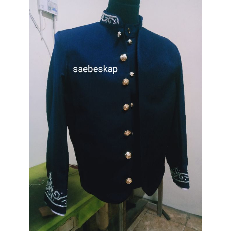 Jual beskap bapak besan/beskap navy | Shopee Indonesia