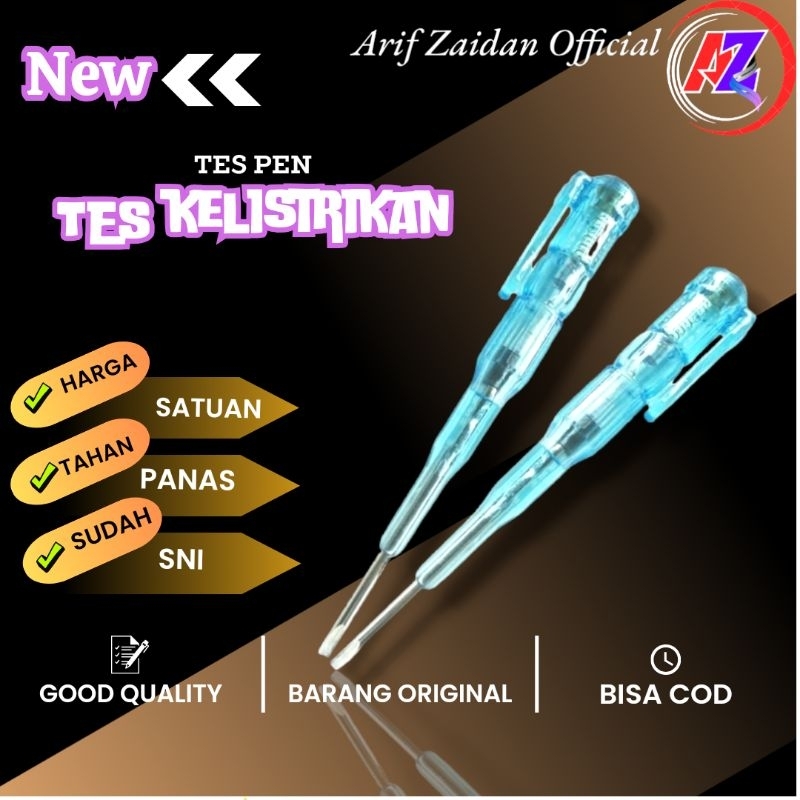 Jual Tespen Tes Pen Alat Tes Listrik Obeng kelistrikan | Shopee Indonesia
