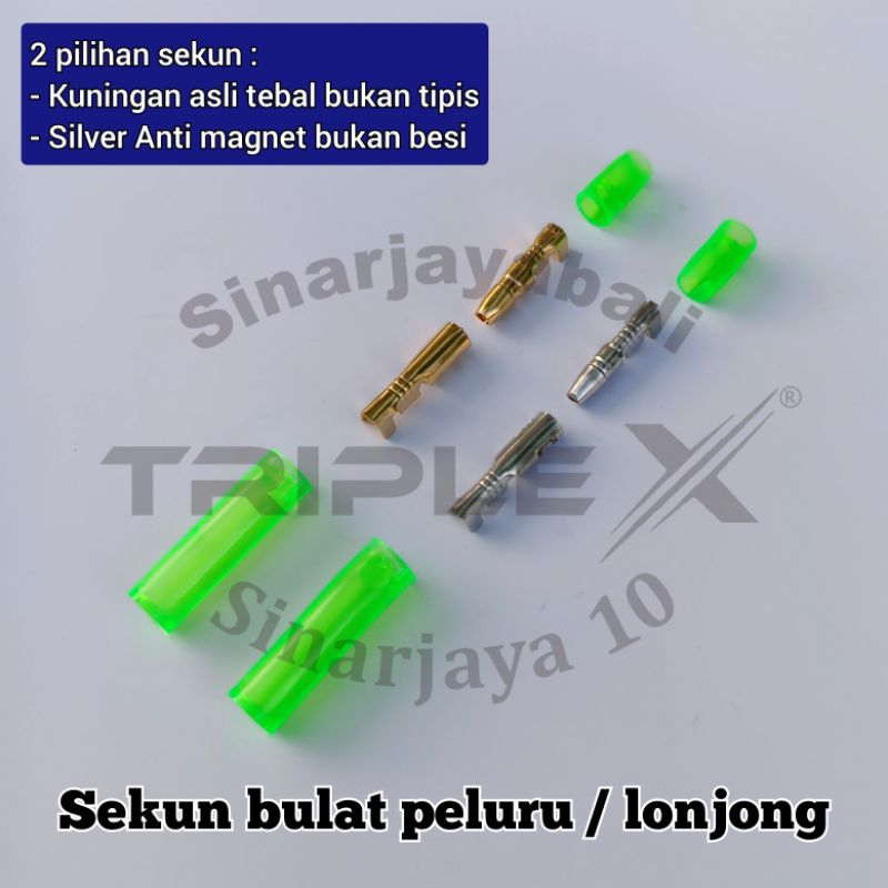 Jual sekun bulat skun lonjong peluru terminal bullet sambungan lurus ...