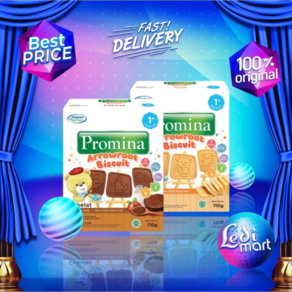 Jual Promina Arrowroot Cookies Series 110gr - Biskuit MPASI Cemilan ...