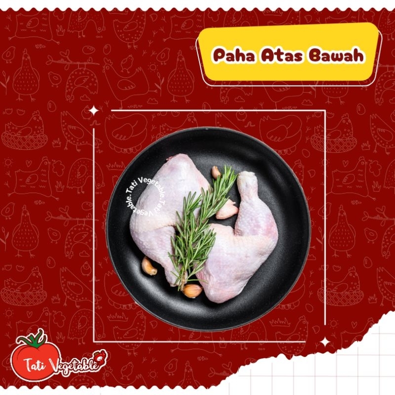 Jual Paha Atas Bawah Ayam Segar || Ayam Segar ( Bukan Frozen ) || Halal ...