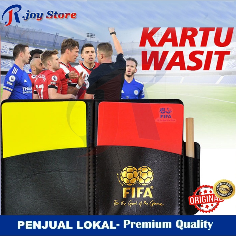 Jual KARTU WASIT FIFA REFEREE CARD KARTU KUNING KARTU MERAH | Shopee ...