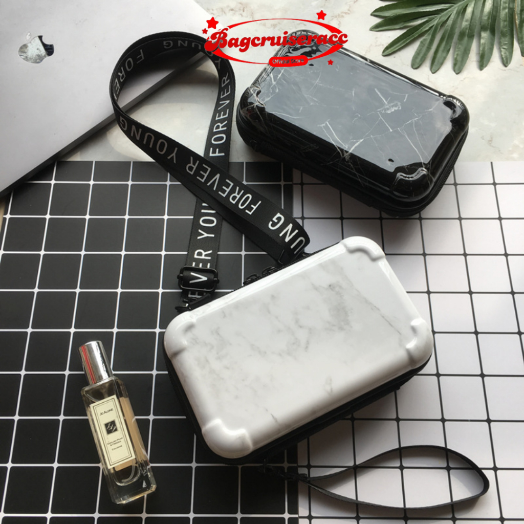 Jual Tas Selempang Mini Koper Marble – Motif Elegan – Kode 50101/9130 ...