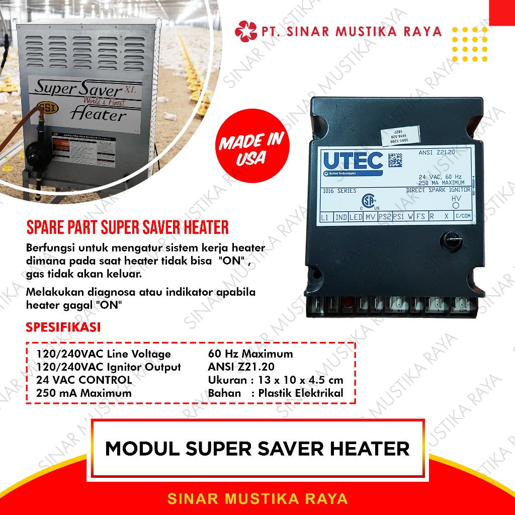 Jual Modul Super Saver Heater - Model 1016-428 - Alat Ternak Ayam ...