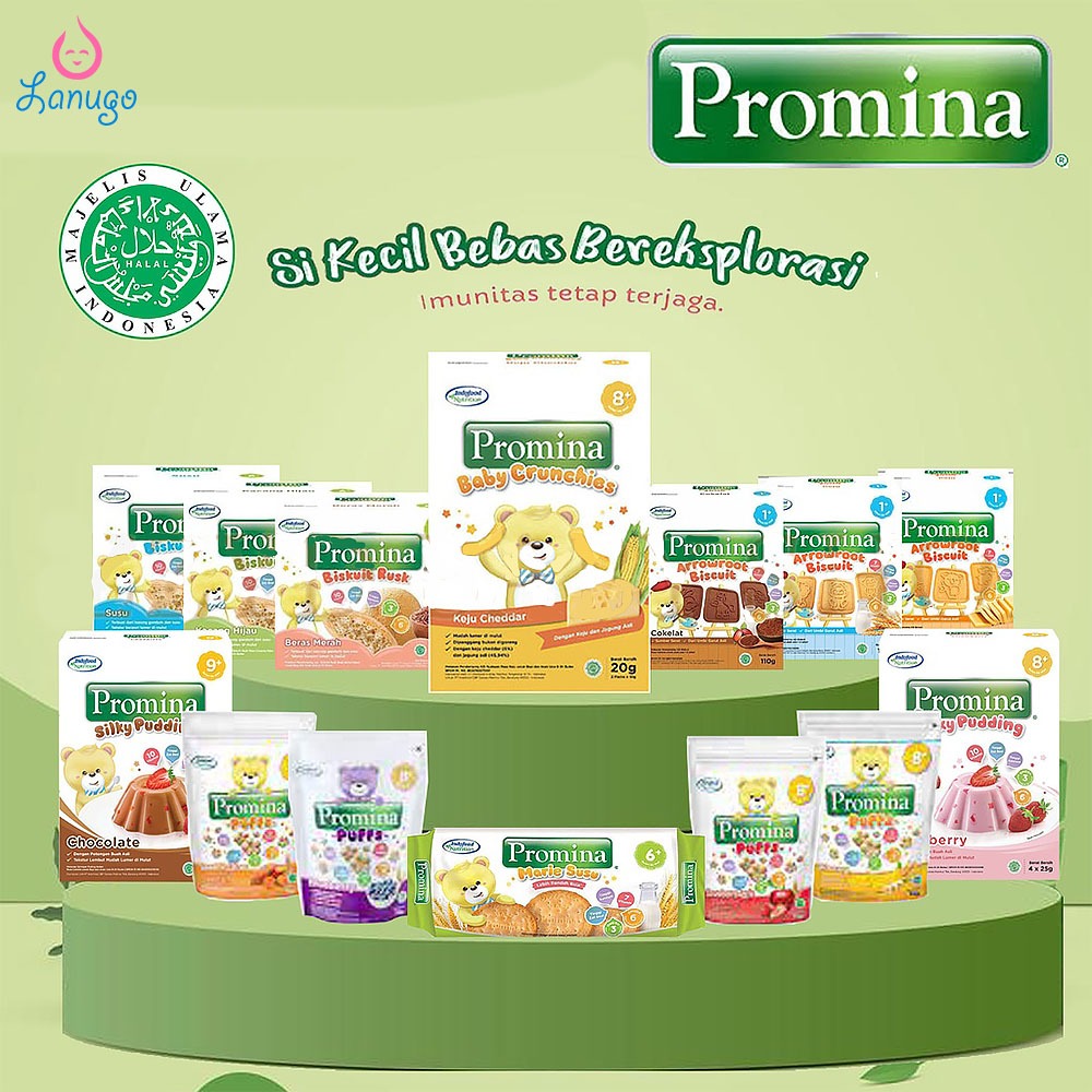 Jual Promina Baby Crunchies 20 Gram Keju Cheddar / Puffs 15 Gram ...