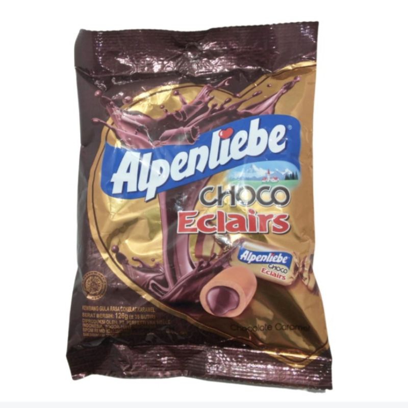 Jual ALPENLIEBE Permen Choco Eclairs chocolate caramel bag 126gr ...