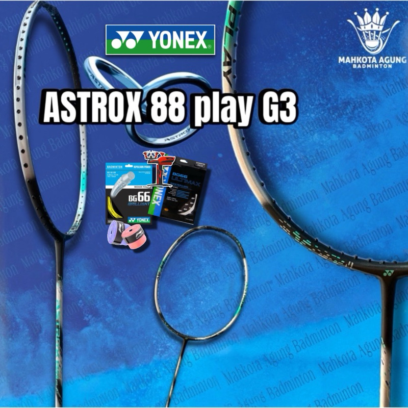 Jual Raket Badminton Bulutangkis Yonex Astrox 88 play gen 3 g3 88s Play 88d Play Original 88 s ...