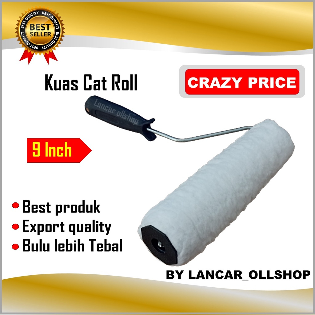 Jual Kuas Cat Murah / Alat Cat Tembok / Kuas Bulu Roll / Kuas Roll ...