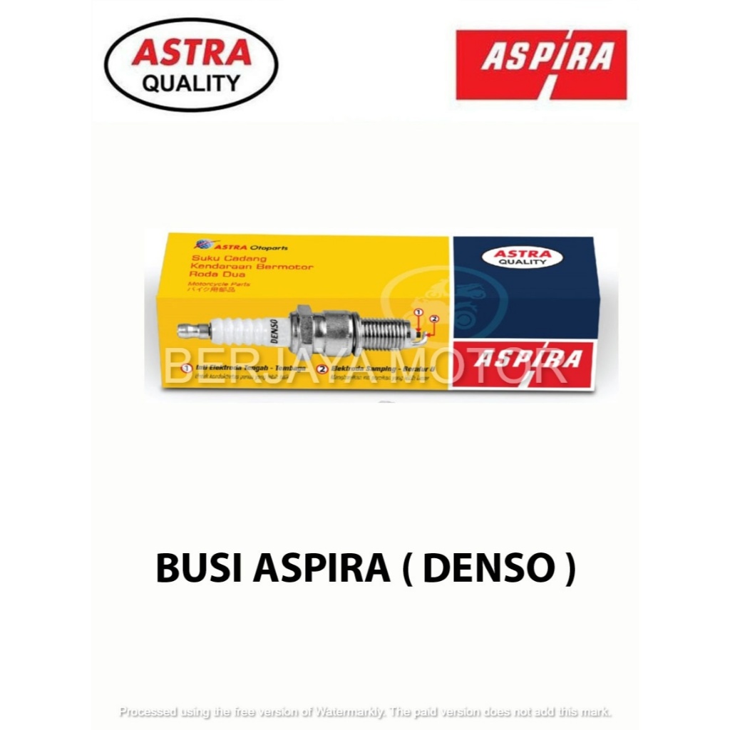 Jual BUSI MOTOR DENSO ORIGINAL ALL TYPE ( PACKING ASPIRA ) | Shopee ...