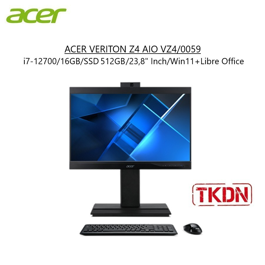Jual ACER VERITON Z4 AIO VZ4/0059 - i7-12700/16GB/512GB/23,8"/Win11 ...