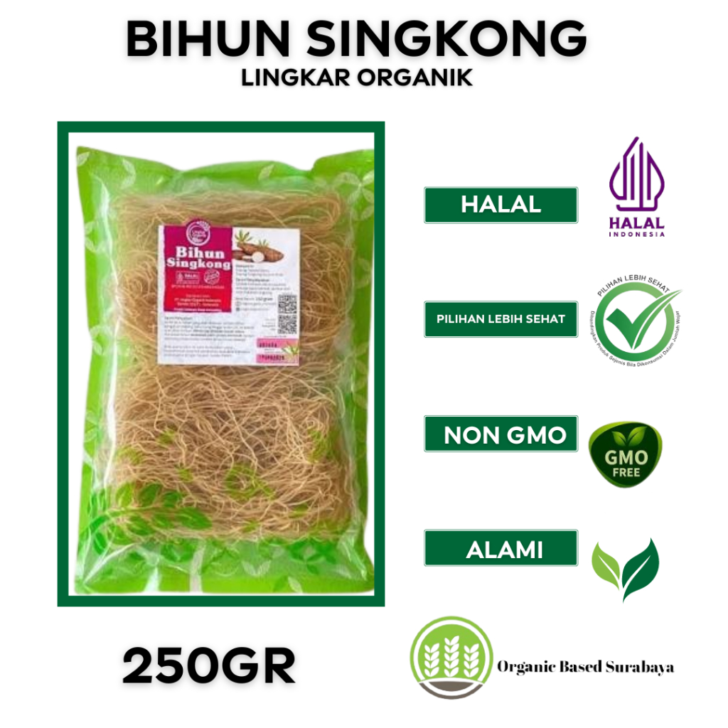 Jual Bihun Singkong 250gr Lingkar Organik (Bihun Lethek), Produk ...