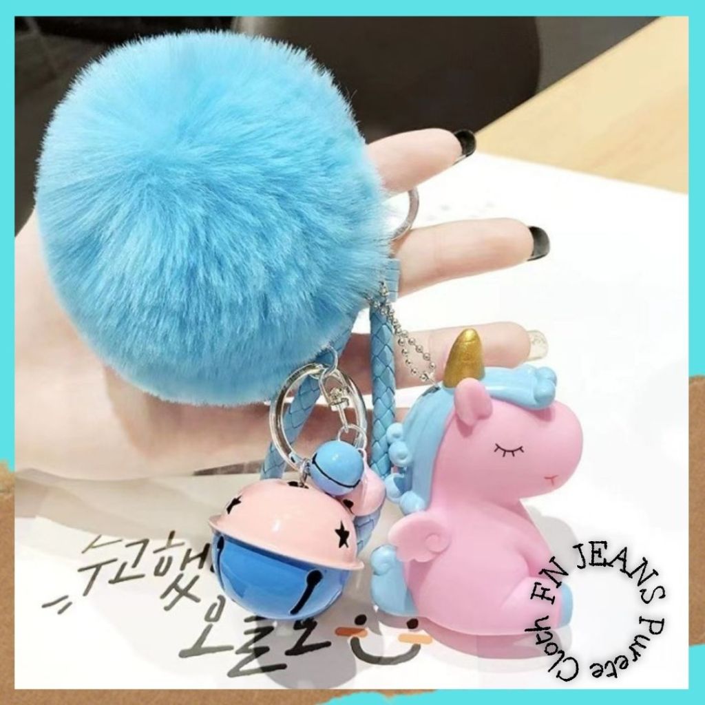 Jual Premium Keychain Kuda Unicorn Lucu Gantungan Kunci Gantungan Tas ...