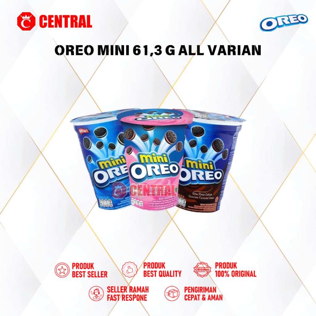 Jual OREO MINI ALL VARIANT 61,3 GR | Shopee Indonesia
