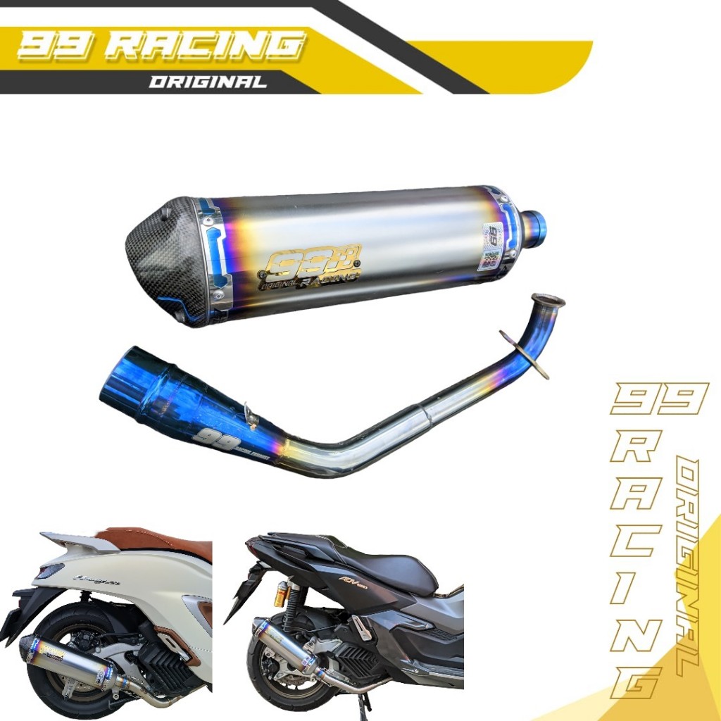 Jual Knalpot Stylo 160 Honda 160 Full System Original 99 Racing Type SR ...
