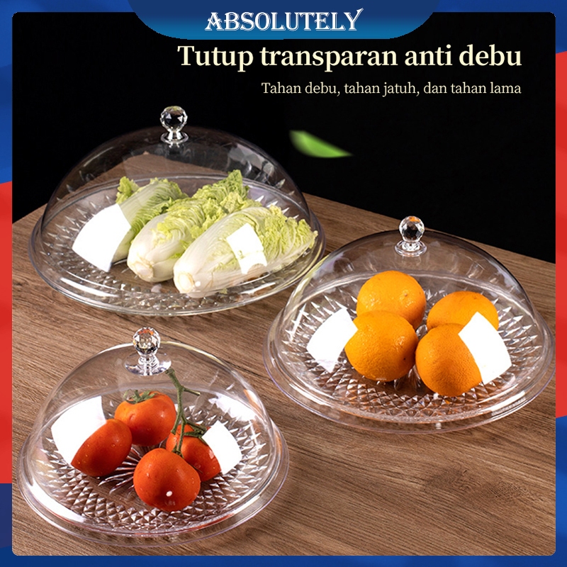 Jual Tempat Kue Plastik Bertutup Tudang Saji Tempat Kue Plastik Transparan Tempat Bolu Wadah ...