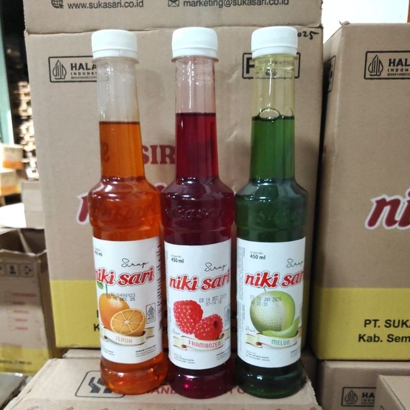 Jual sirup Nikisari kemasan pet 450ml | Shopee Indonesia