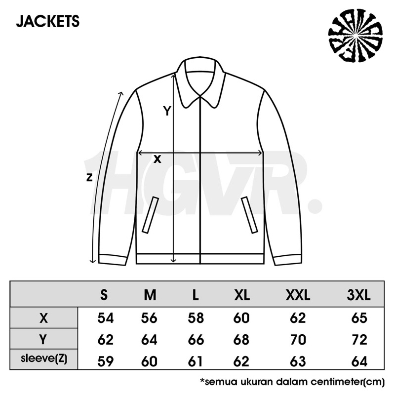 Jual Hgvr Work Jacket corduroy HJC 3 Navy Gratis Kaca Mata Dan Sticker ...