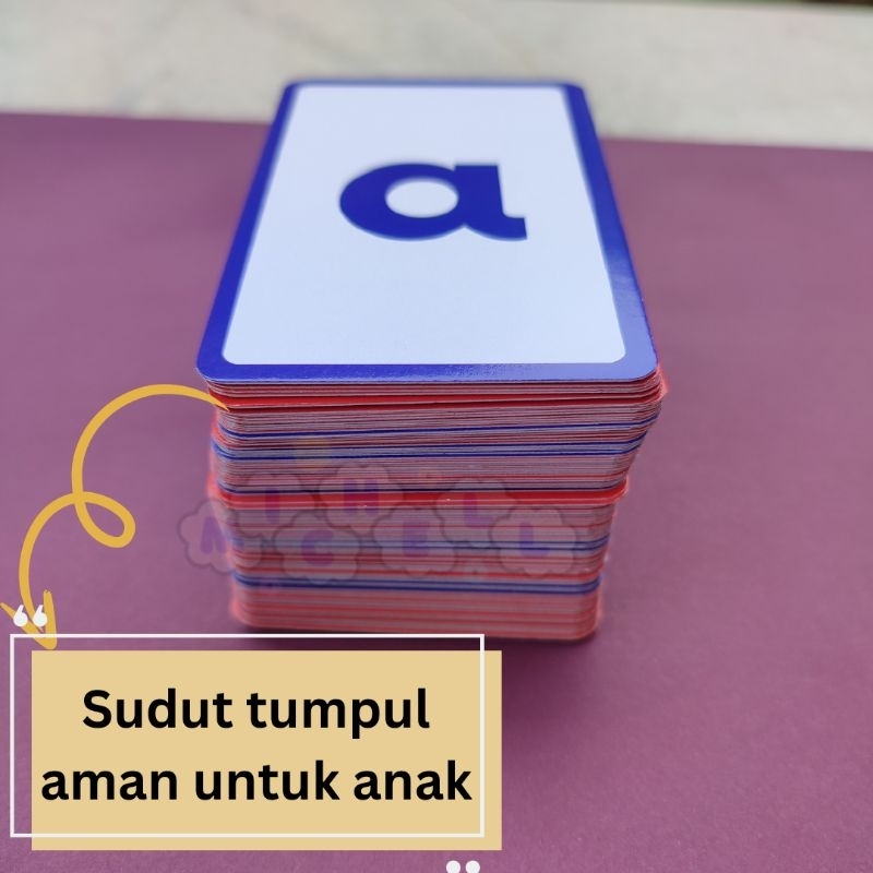 Jual Flashcards Moveable Huruf Montessori 130pcs - Mainan Flash card ...